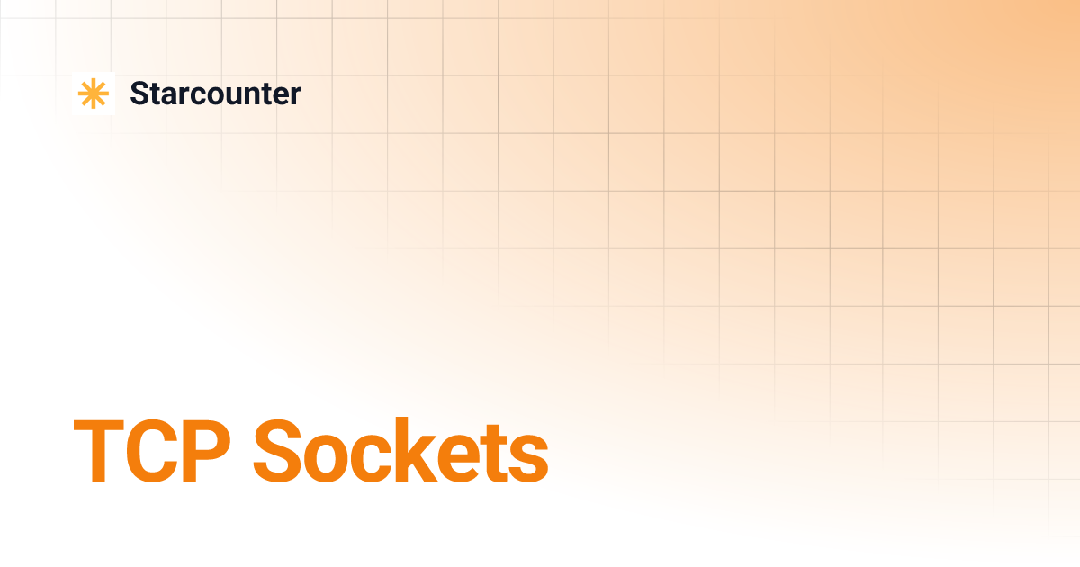 TCP Sockets | Starcounter