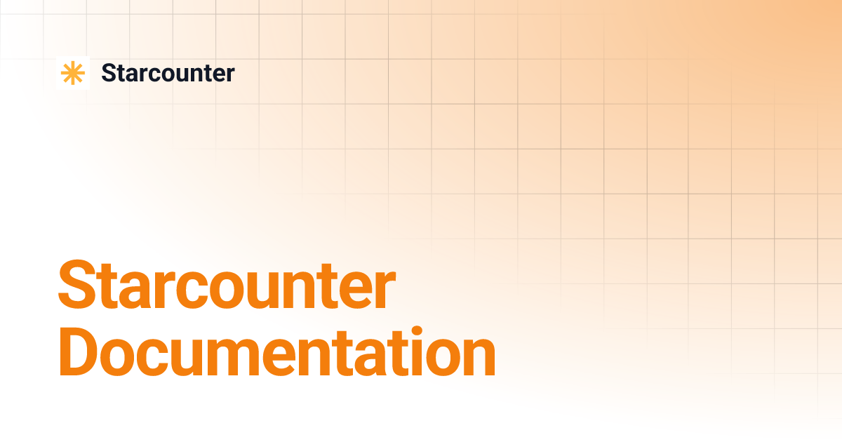 Starcounter Documentation | Starcounter
